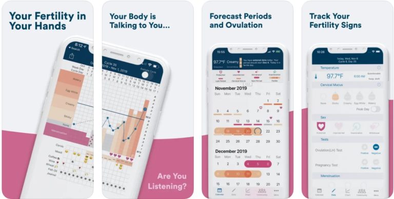Free Period, Fertility & Pregnancy Tracker Apps (Including Premium ...
