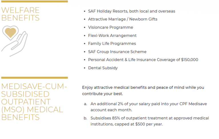 SAF Pay: Regular Starting Salary and Recruitment Bonus Schemes By SAF ...