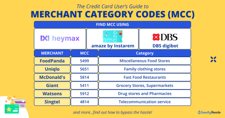 How to Find Merchant Category Codes (MCC) in Singapore For Credit Card Users